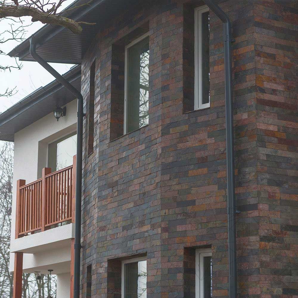 Multicolor Riven Slate cladding natural stone price - PIATRAONLINE.com
