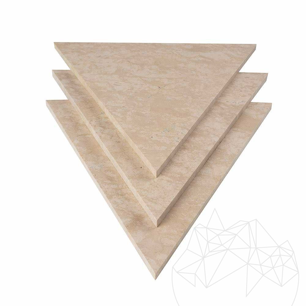 Limestone Vratza Honed, Triangle 30cm x 1.2cm - Stock Clearance ...
