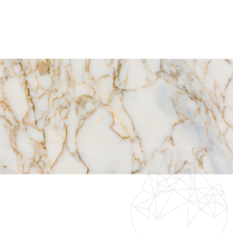 Arabescato Oro Polished Marble 60 x 30 x 2 cm – Translucent ...