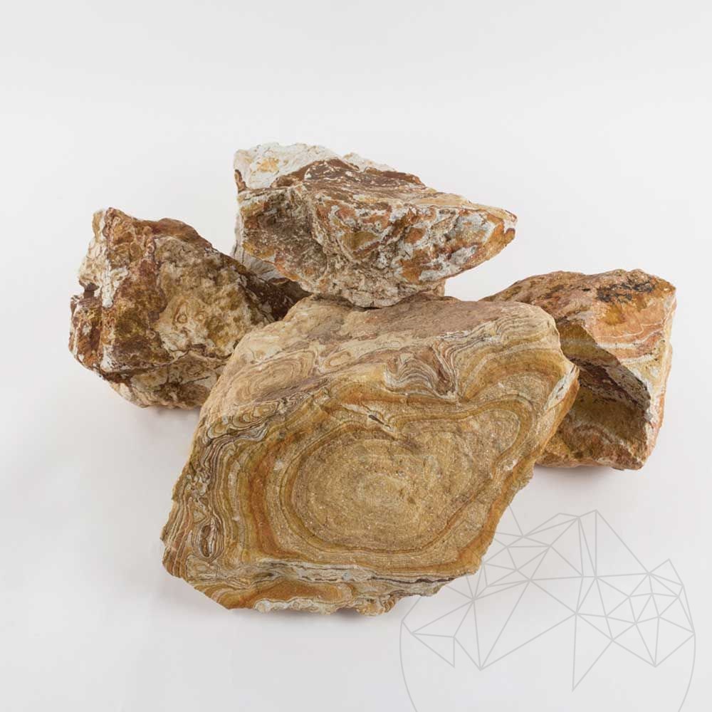 Rainbow Sandstone Decorative Garden Stone KG - PIATRAONLINE.com