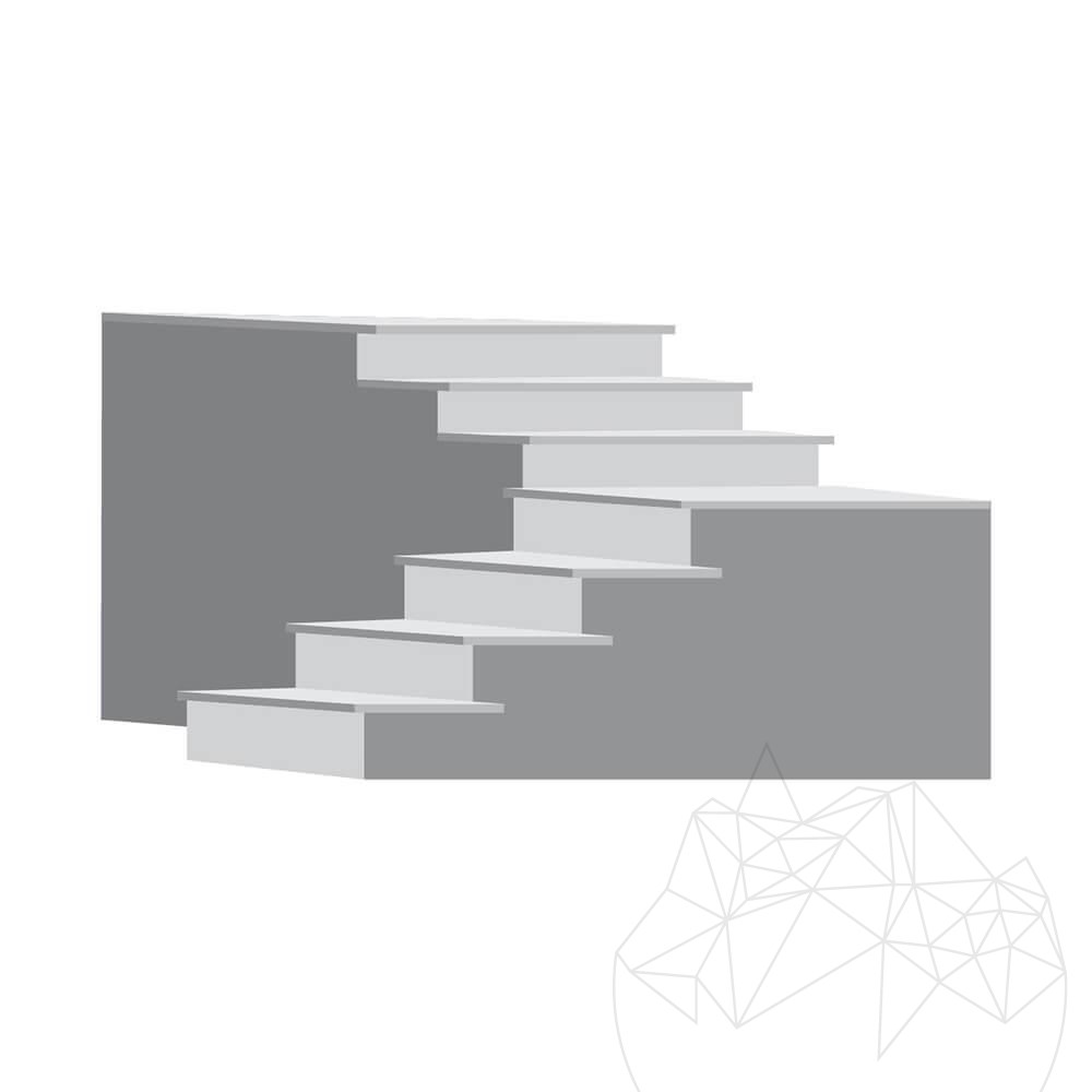 Rosalina Brushed Marble Step, 120 x 30 x 3 cm - PIATRAONLINE.com