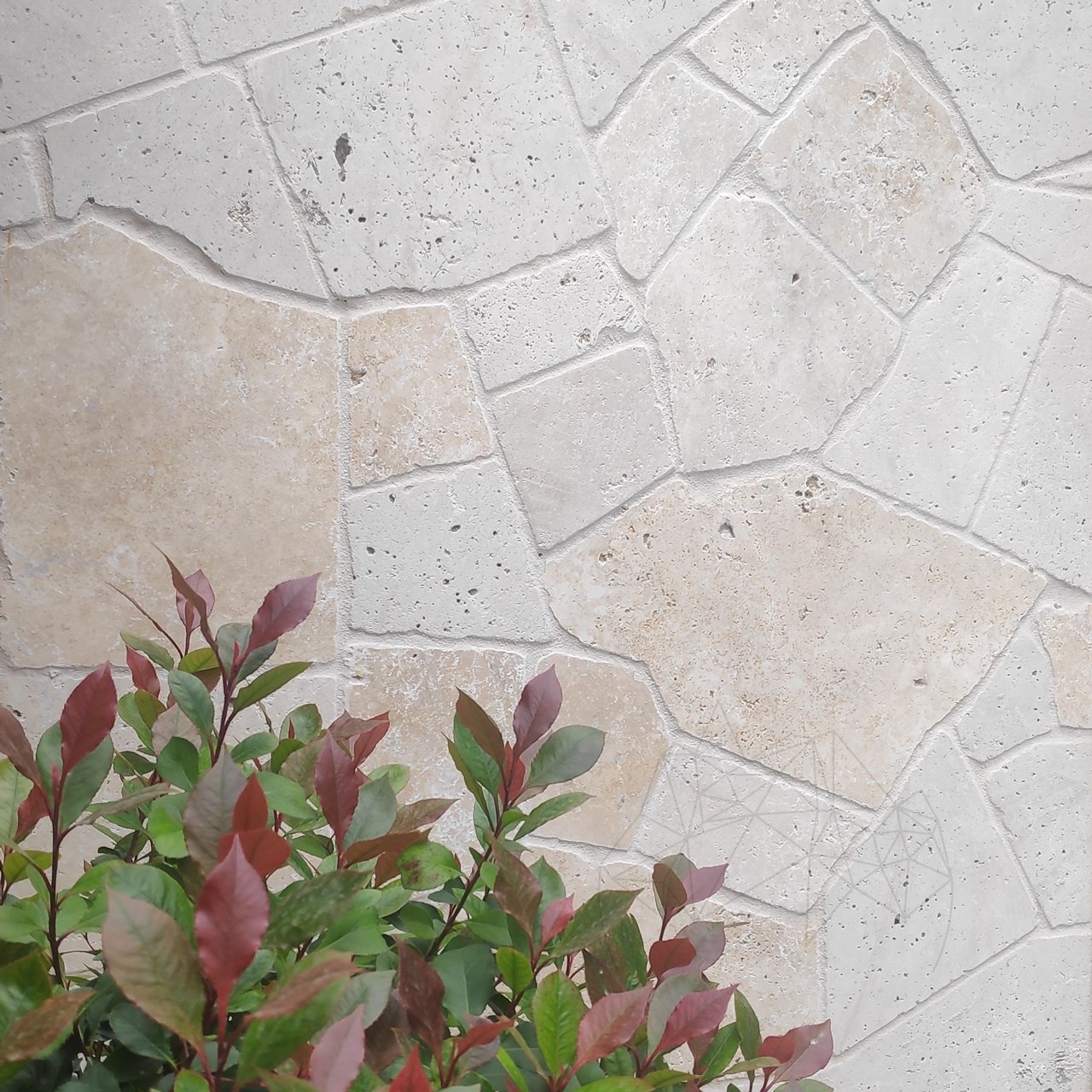 Classic Crazy Paving Tumbled Travertine - Rustic Stone Travertine ...