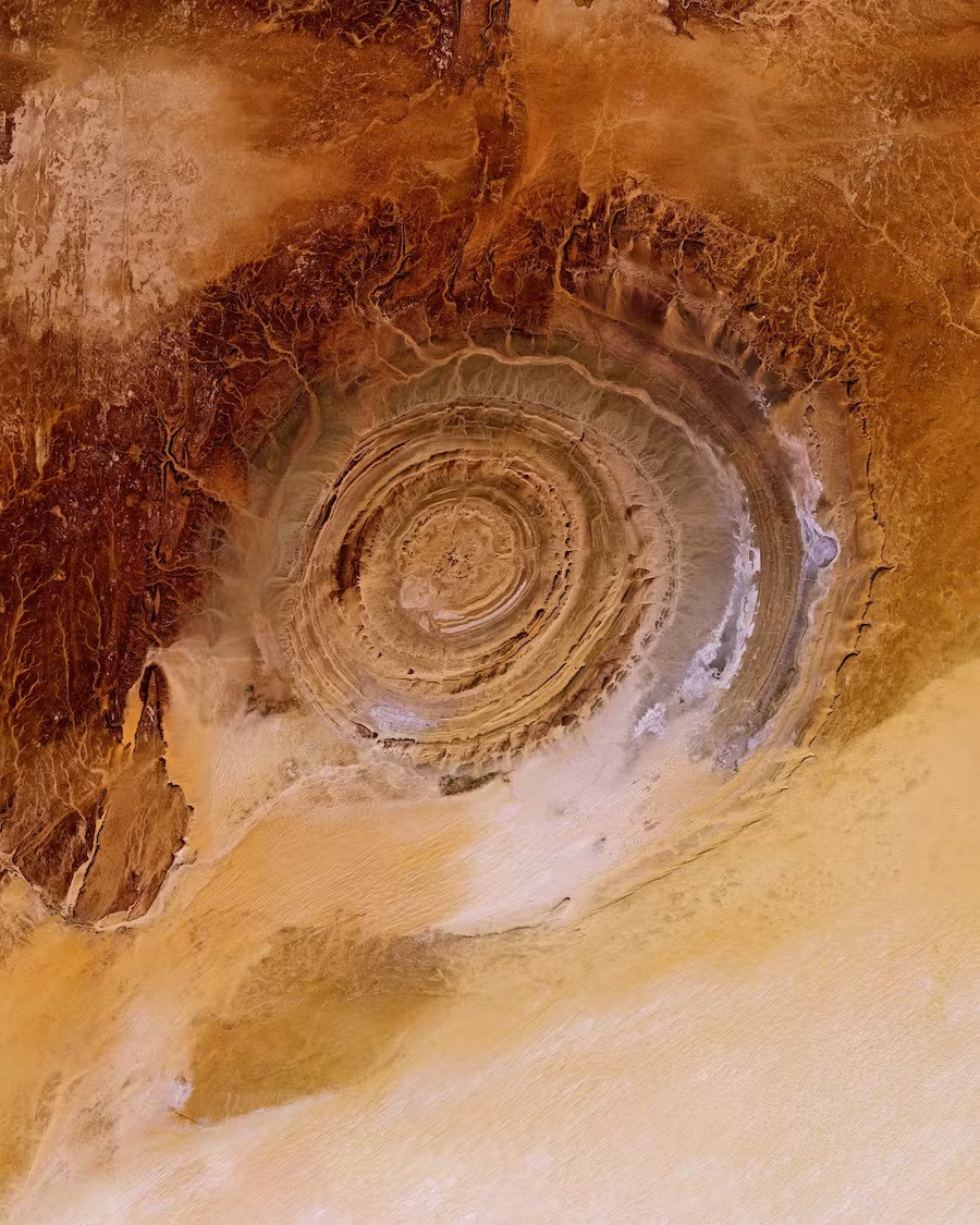 Discover the Natural Stone Wonders: Richat Structure or the Eye of the ...