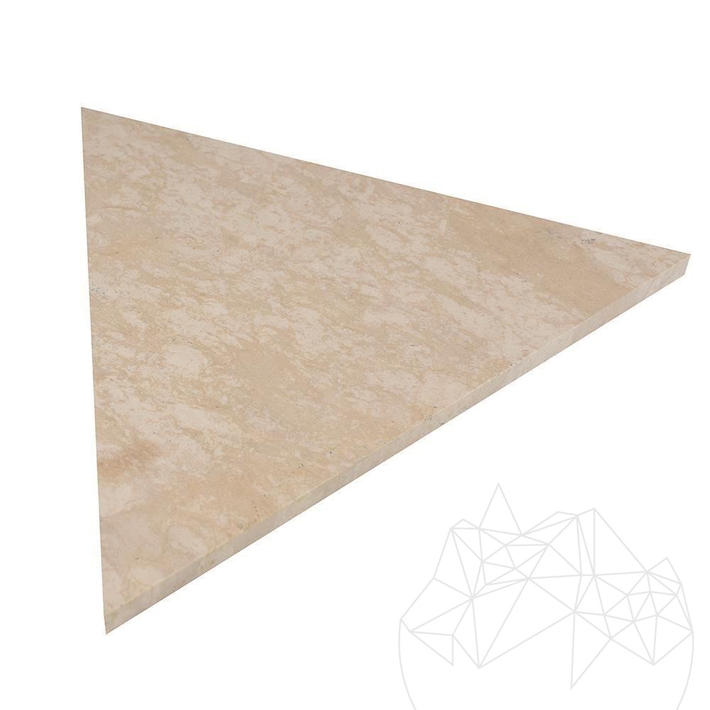 Limestone Vratza Honed, Triangle 30cm x 1.2cm - Stock Clearance ...