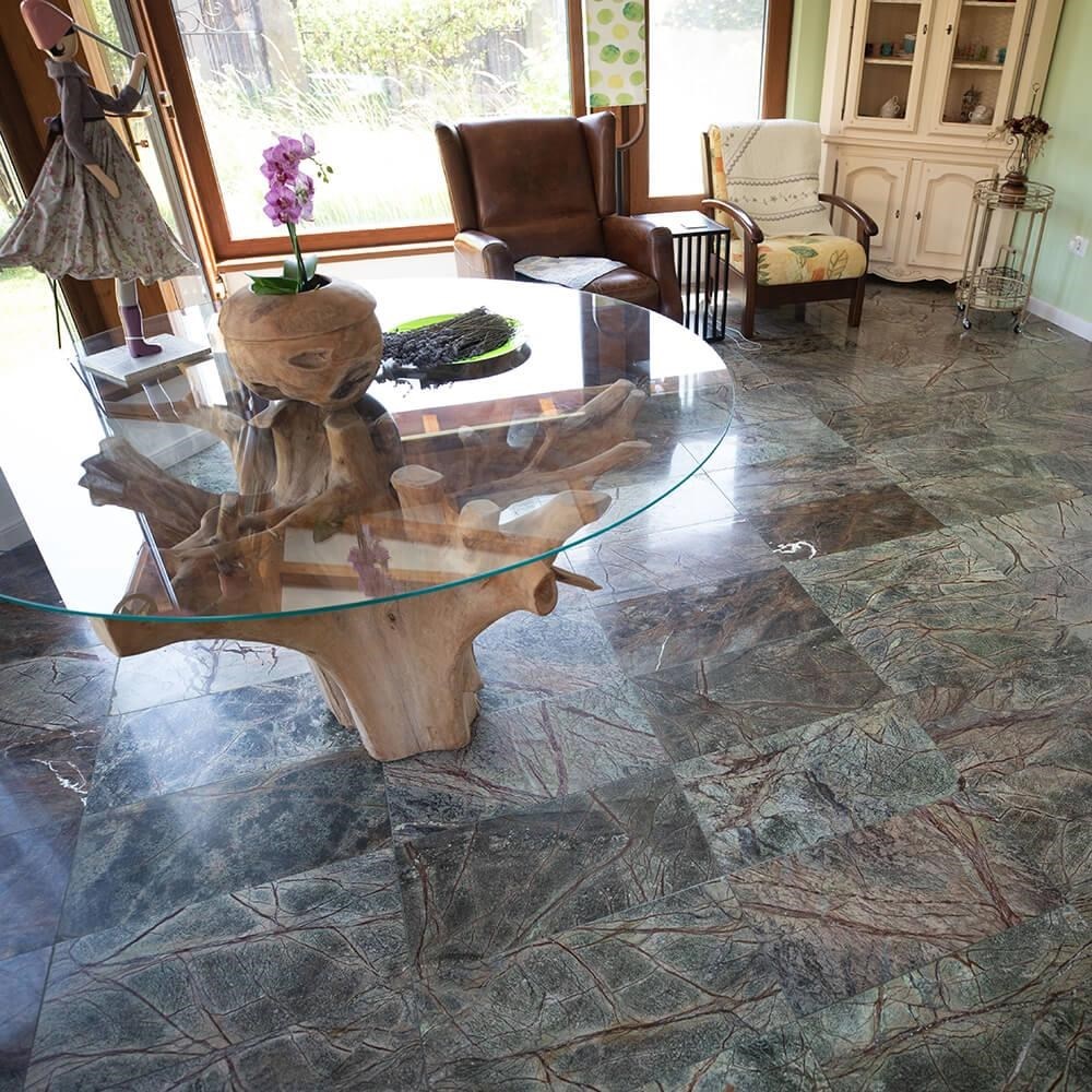 Green Marble Floor Design | Floor Roma